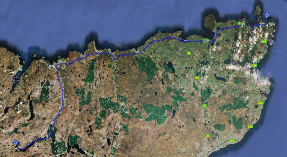 Europe by London Taxi: Scotland - August 1969 - Altnaharra to John O ...