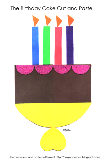 Crayon Palace: Trace, Cut and Paste Exercises