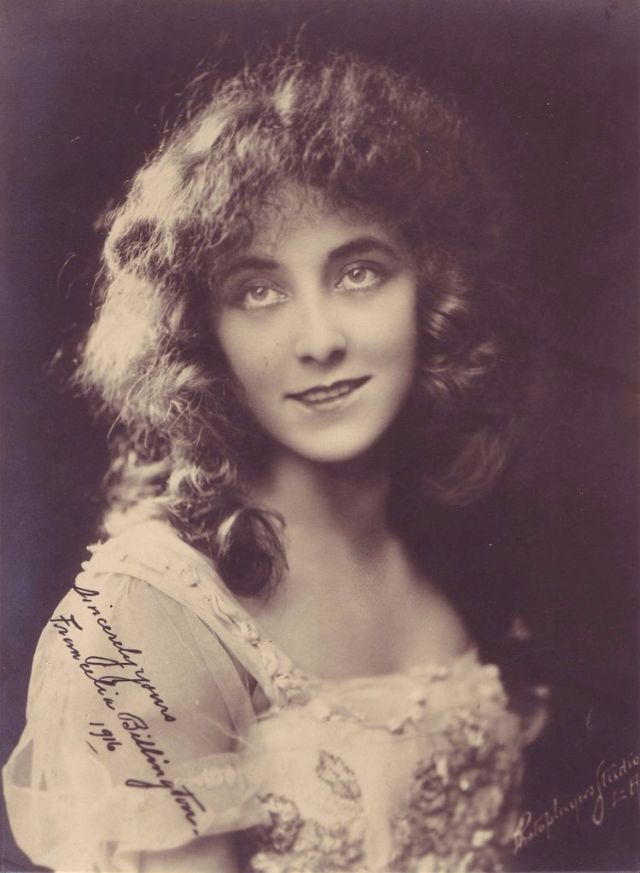 Beautiful Portraits of American Silent Film Movie Actresses With Their ...