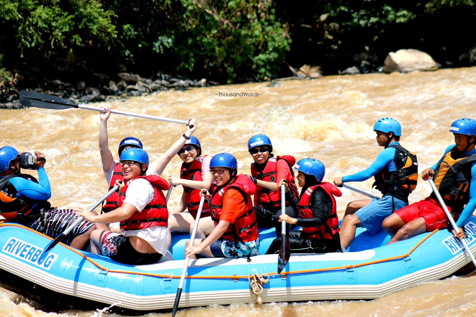 AThousandWords: Water Rafting di Sungai Padas, Sabah