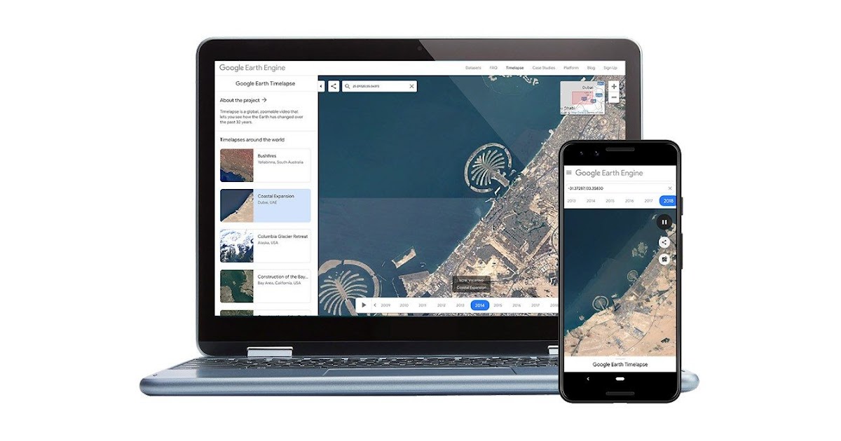 Timelapse do Google Earth chega aos smartphones | Aberto até de Madrugada