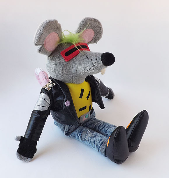 ClaireSanders.net: Plotzo the Rat plush toy