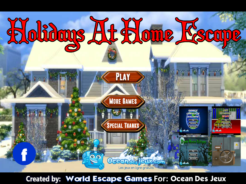 Detonados de Jogos de Escape e Fuga: Detonado Holiday At Home Escape