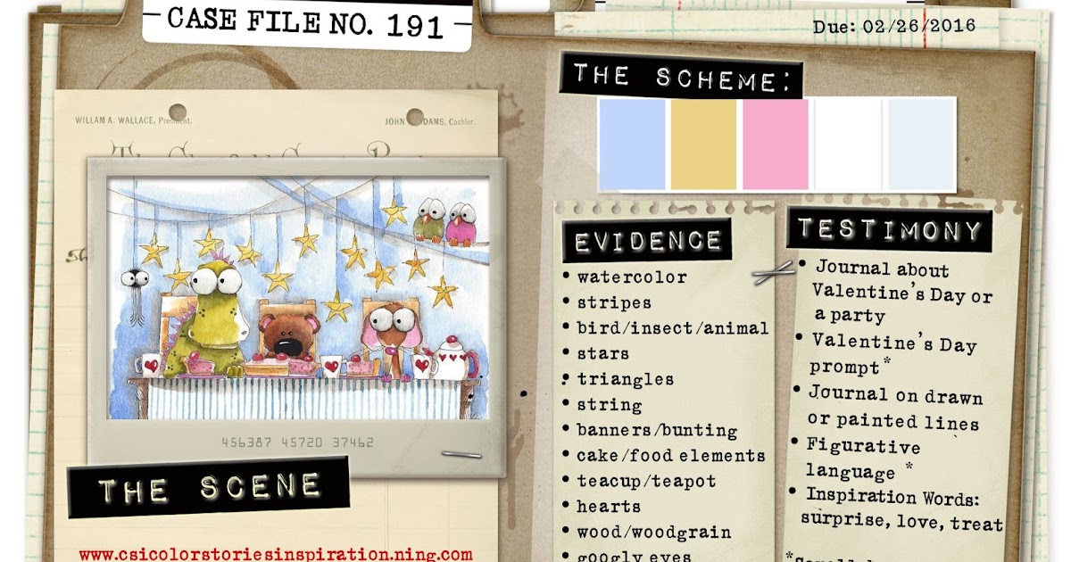 Little Scraps of Magic: Make a Wish {CSI Case File No.