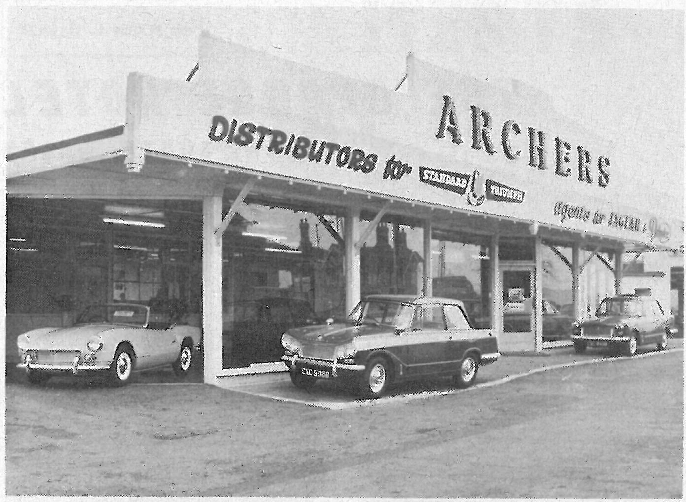 Vitessesteve - blog: Archers (Shirley) Limited - Triumph Car Dealers 69