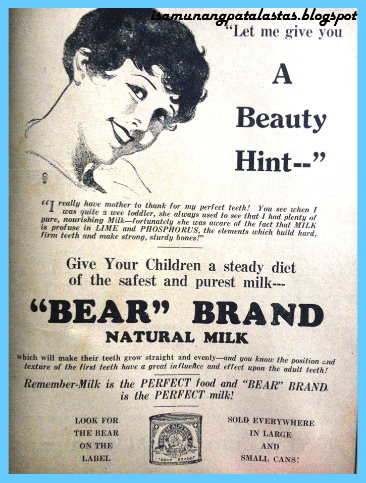 ISA MUNANG PATALASTAS: 124. Brand Stories: BEAR BRAND MILK in the ...