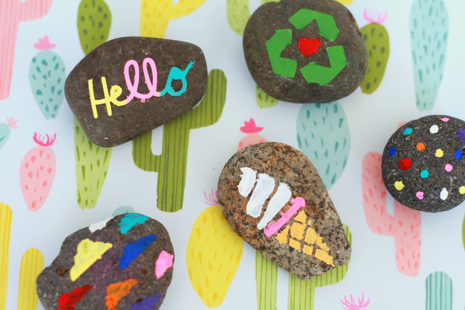 Kutie Kaira Designs : Vinyl Painted Rock Stencils