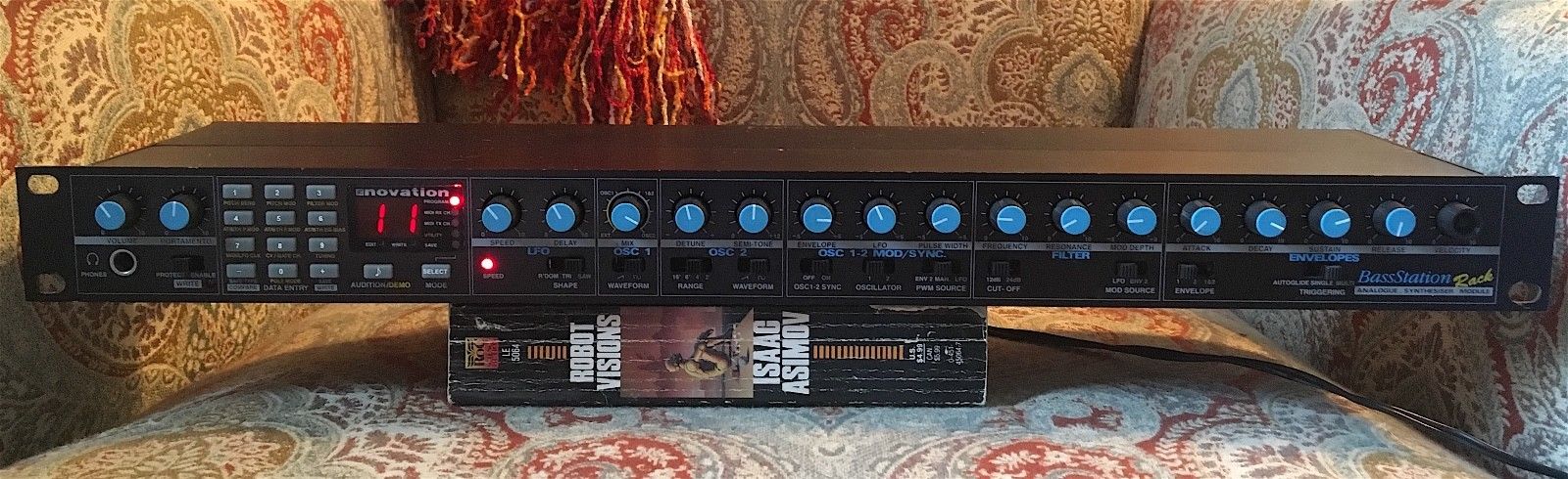MATRIXSYNTH: ORIGINAL NOVATION BASS STATION RACK - ANALOG SYNTH