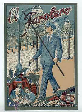 ¡El farolero le felicita las Pascuas! - Caminando por Madrid