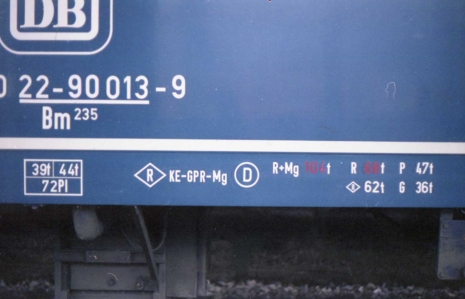 Die DB in Bildern 1966-1991: Bm (2. Klasse Schnellzugwagen)