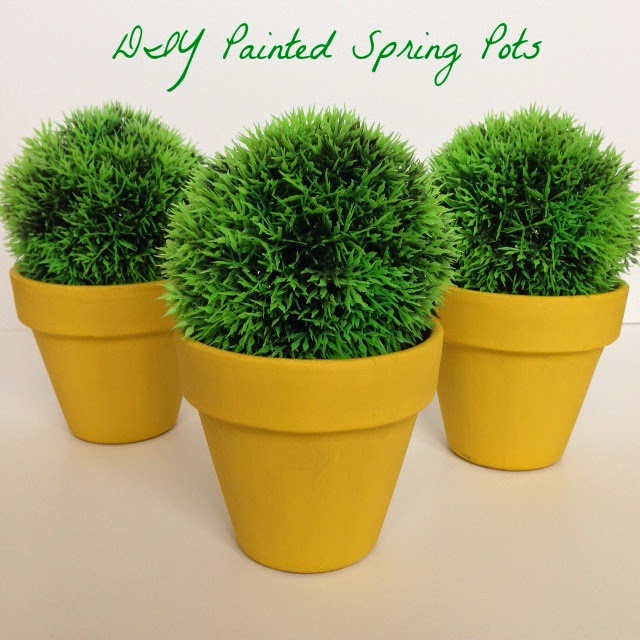 DIY: Painted Spring Pots - Alfa Sengupta
