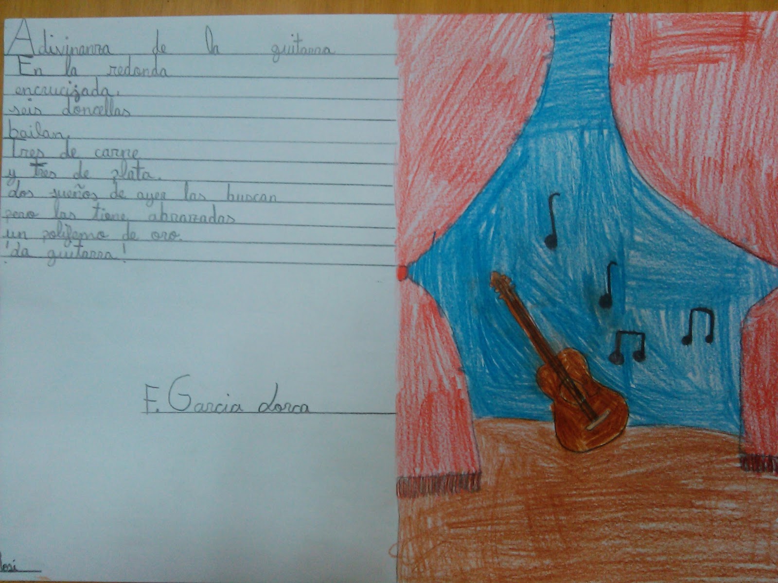 3r i 4t del F. García Lorca: Poesia de Lorca: "Adivinanza de la guitarra"