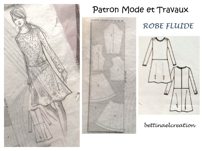 Coudre une robe d'automne Bettinael.Passion.Couture.Made in france