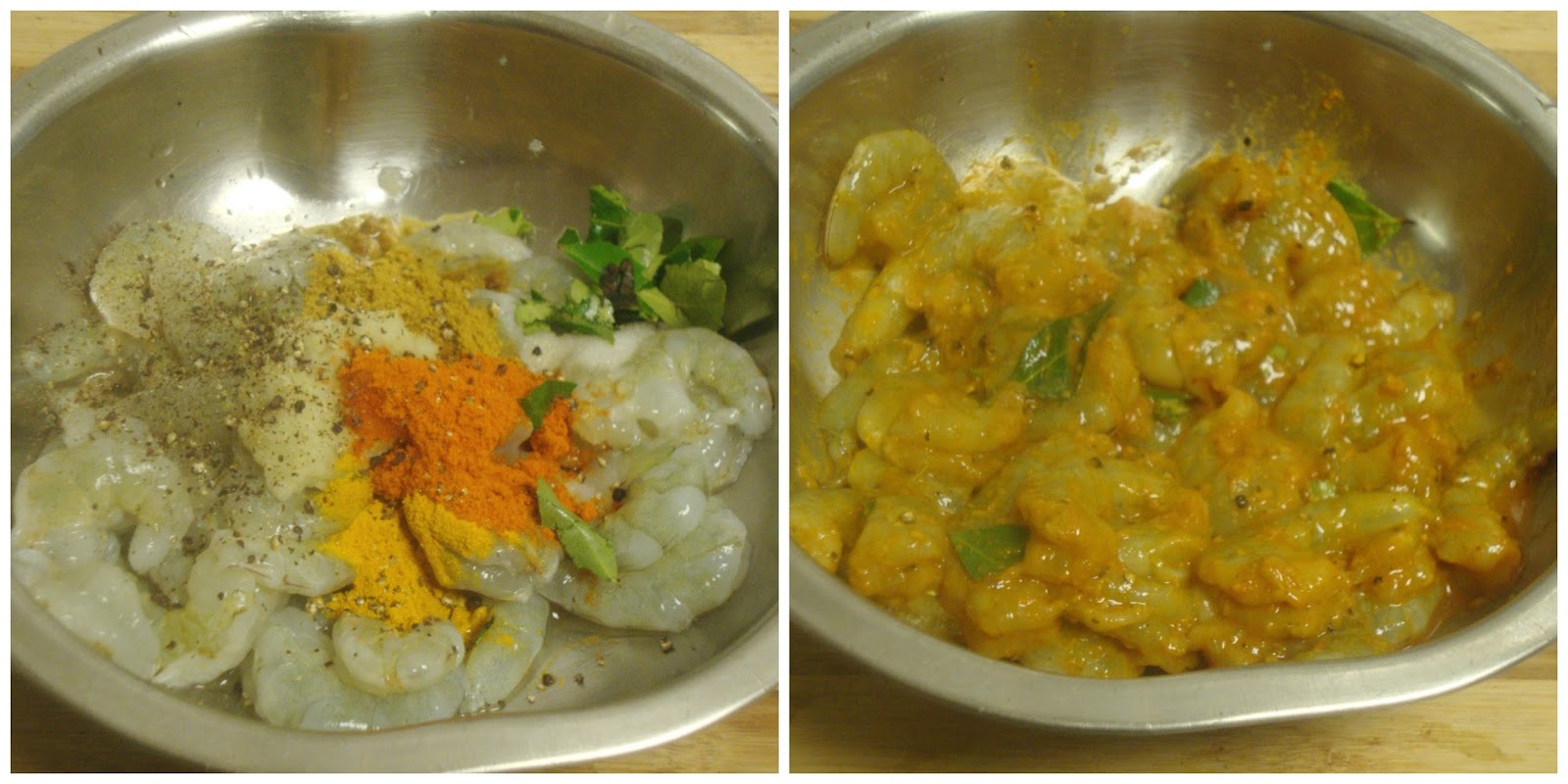 Poornima's Cook Book: Kerala Style Prawn Roast / Fry