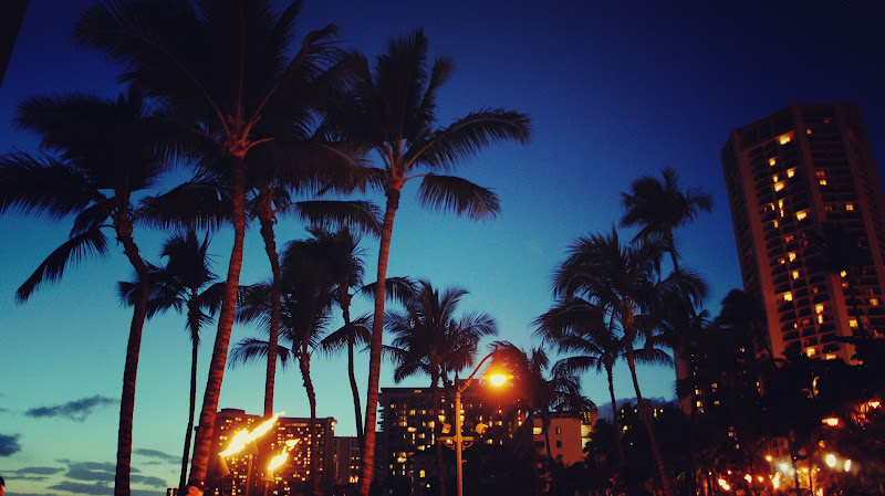 Waikiki Beach Night Scenes [HONOLULU, HAWAII] - CATHY HUANG