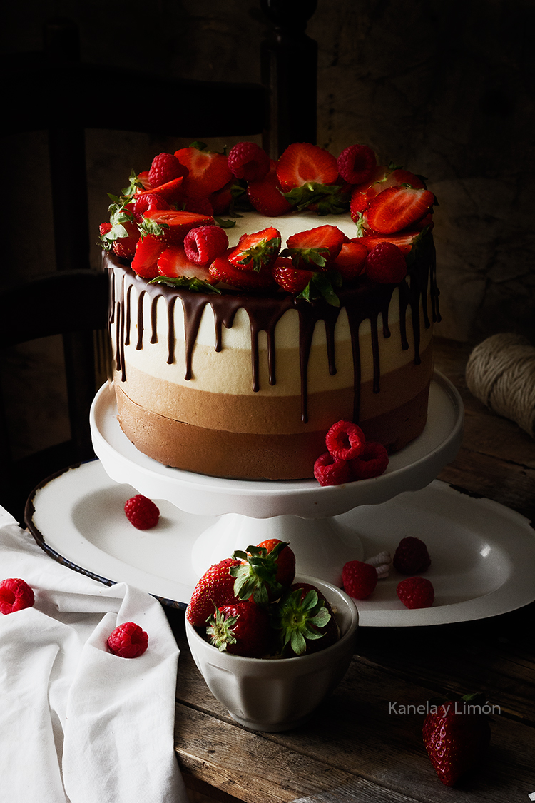 Cheescake 4 chocolates | Kanela y Limón | Bloglovin’