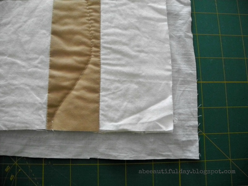 A Beautiful Day : How to finish the quilt - The Self binding method