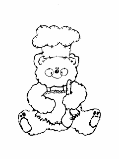 bear cooking coloring pages >> Disney Coloring Pages