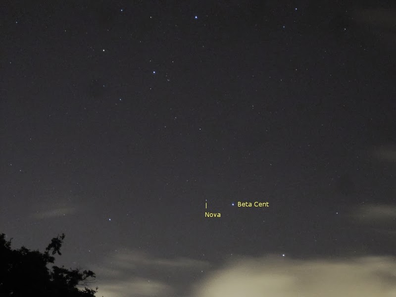 Astroblog: Nova Centauri 2013 still Bright (12 December 2013)