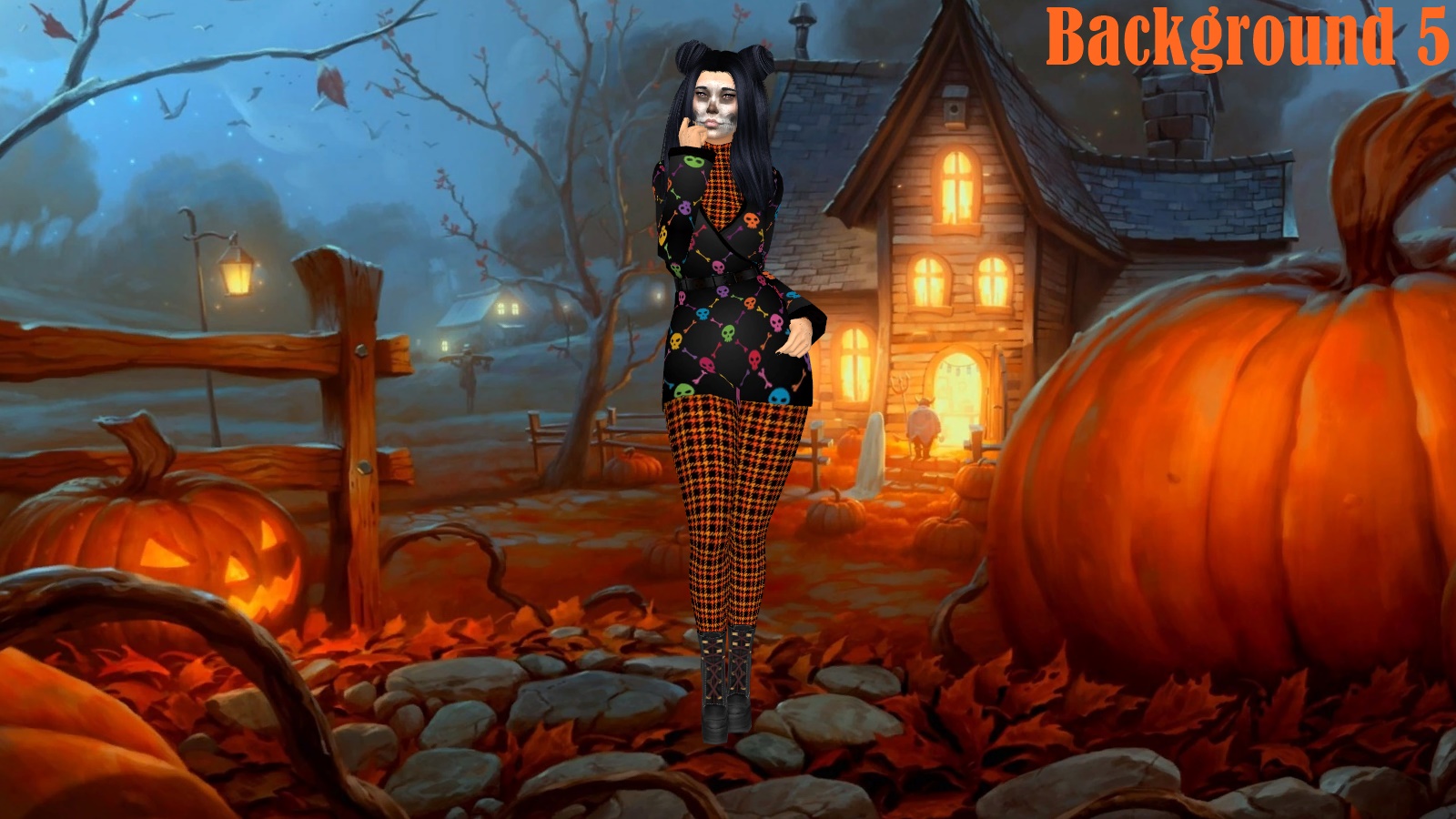 Annett's Sims 4 Welt: CAS Backgrounds "Halloween 2018"
