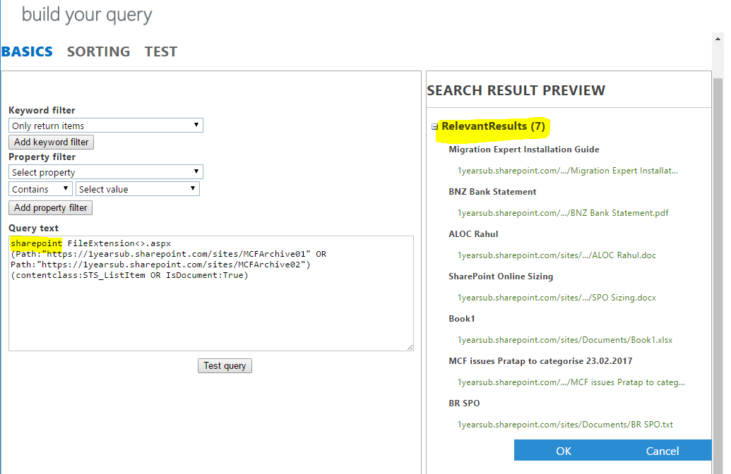 Aspiring Architect: SharePoint Online Search Basics