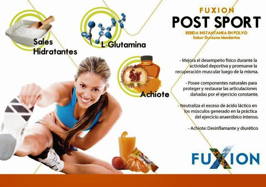 Fuxion ...Mejoramos tu Vida!: POST SPORT - BEBIDA REHIDRATANTE - LINEA ...