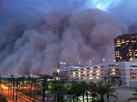 Notes from the Desert . .: Phoenix, Arizona Haboob! July 5, 2011
