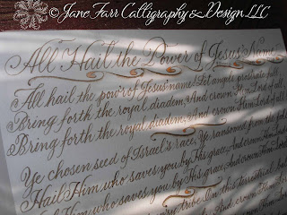 A Place To Flourish: Calligraphy Flourish Friday - Hymn Journal Page 2