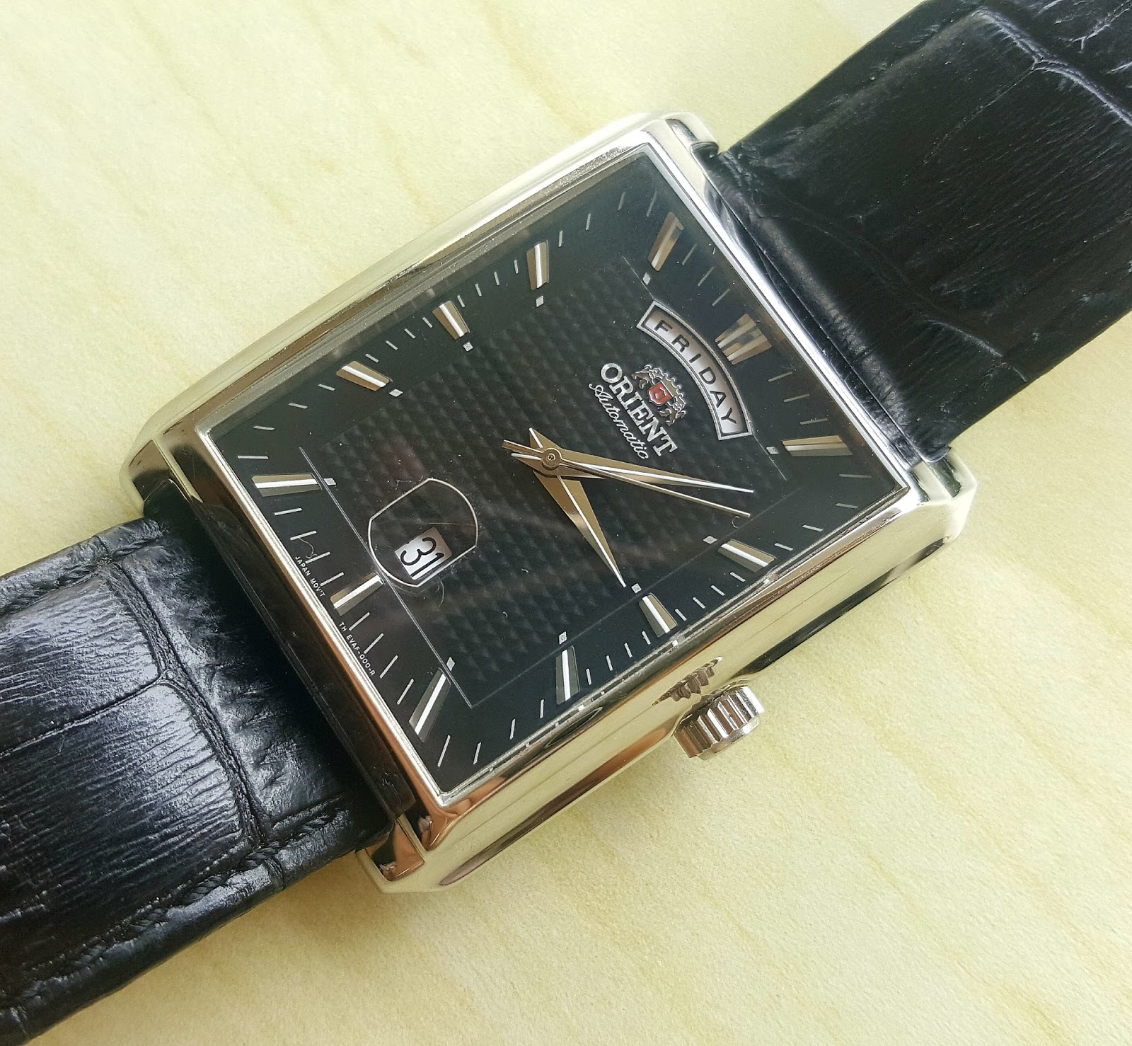 Just Ordinary Watch: (SOLD) Orient Square Day Date Automatic