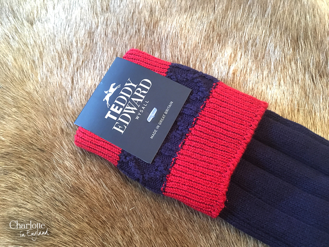 Teddy Edward: Cotswold Boot Socks - Charlotte in England