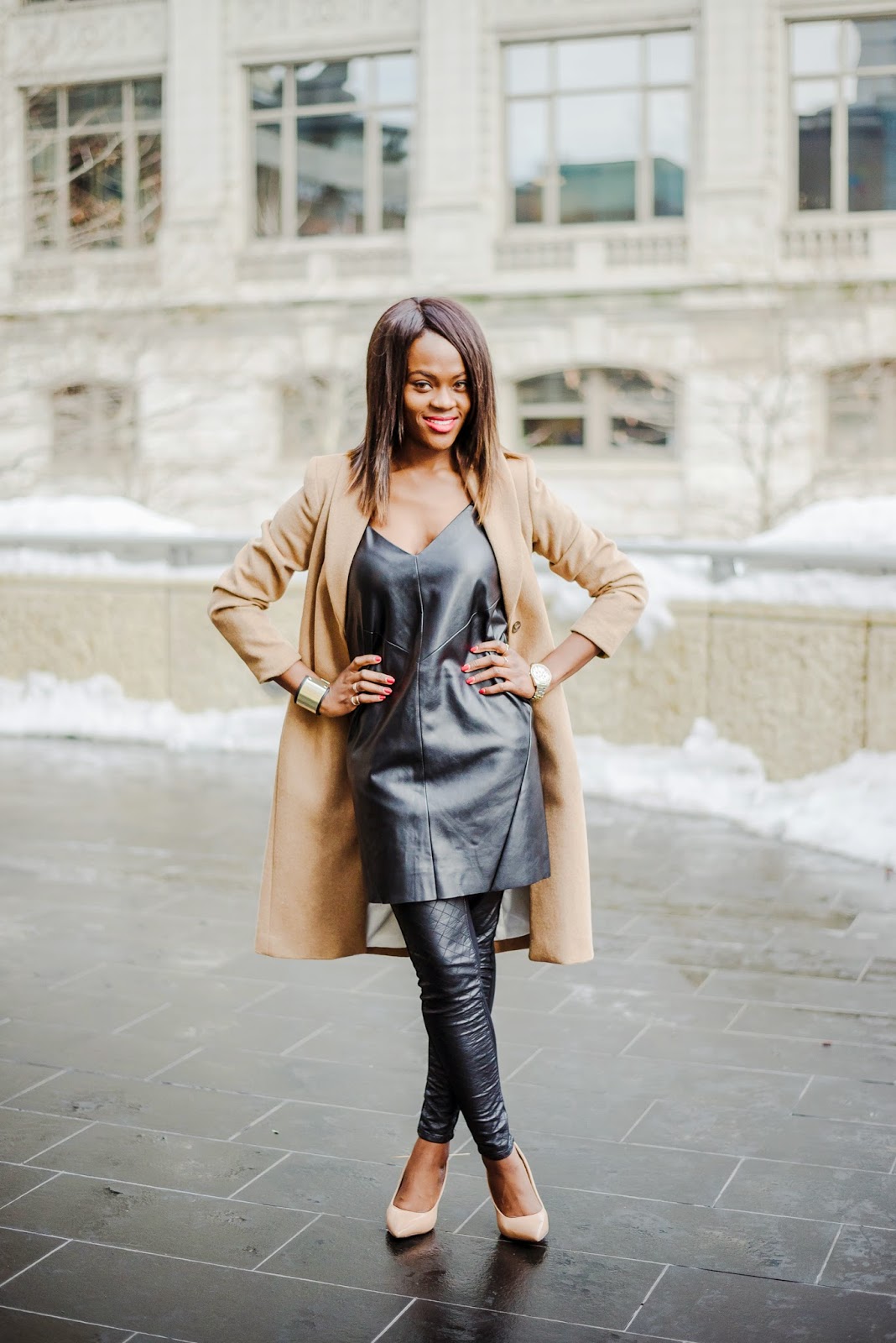 Chi(c) City::Leather dress and pants - Cranberry Tantrums