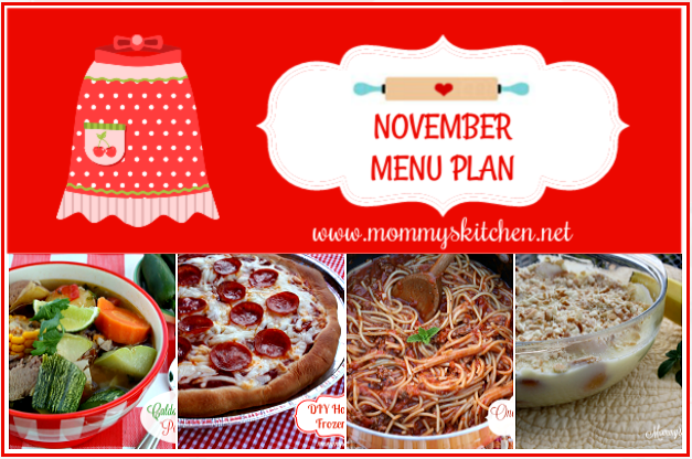 November Menu - Menu Plan Monthly — Mommy's Kitchen