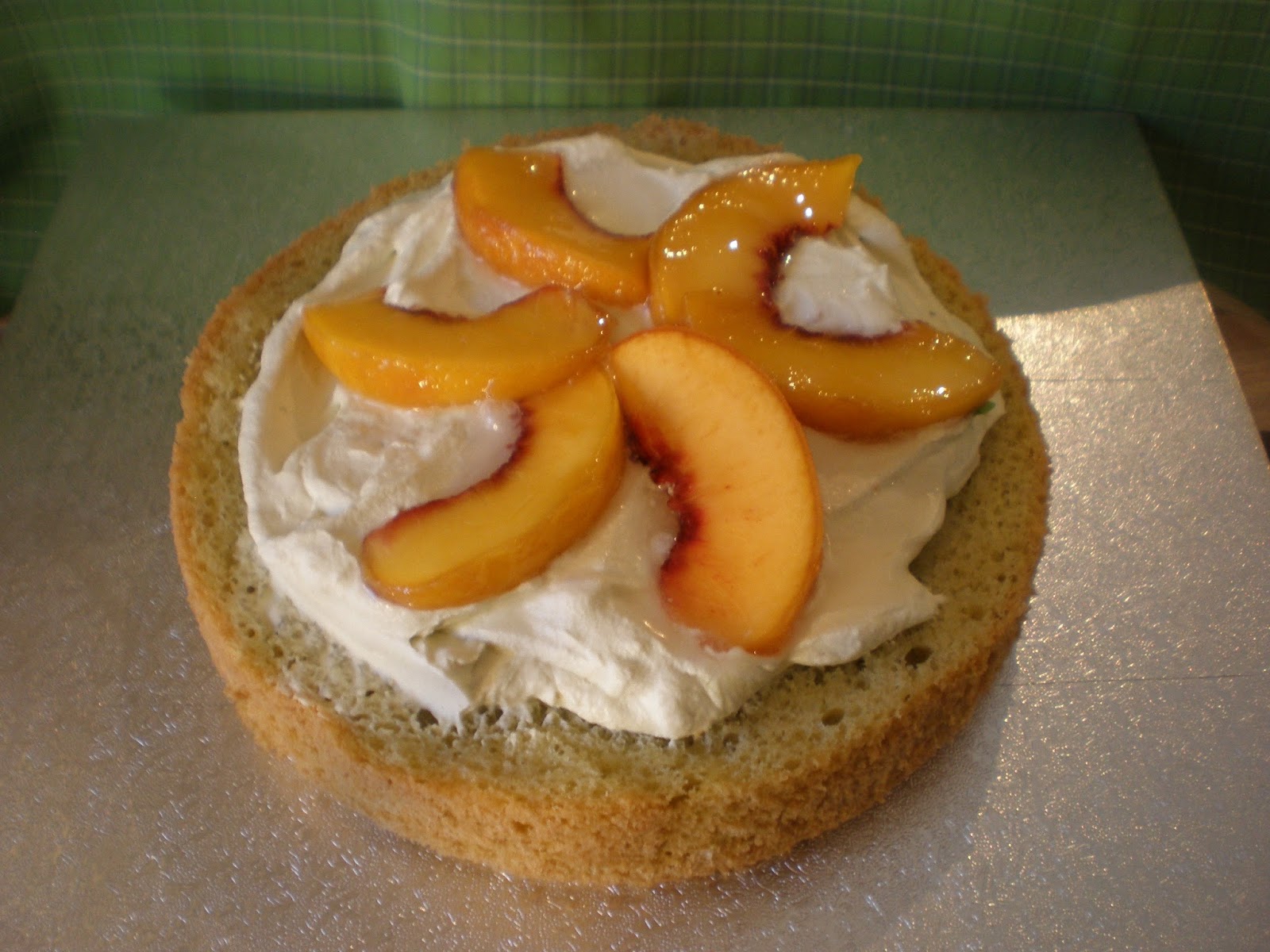 The InTolerant Chef ™: Summer Dreams... Basil and Peach Chiffon Cake