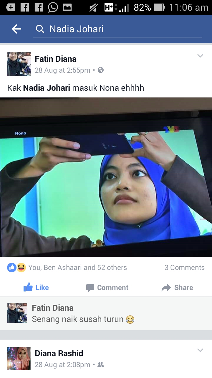 NADIA JOHARI ( MISZROCKERS ) DI NONA TV3 DALAM SEGMEN CANTIK | Ceritera Si Gadis Biru