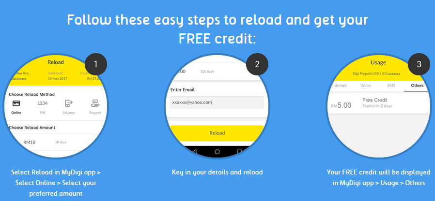 Digi Free Credit 优惠！