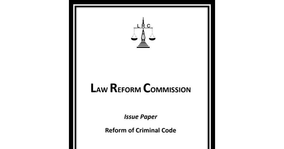 Reform of Criminal Code