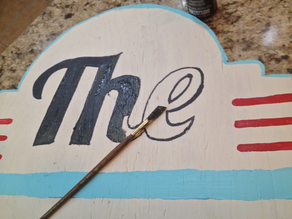 The Polka Dot Closet: How To Make A Lighted Sign