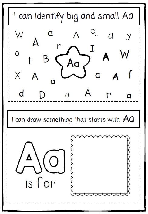 Letter Aa Worksheets For Toddlers