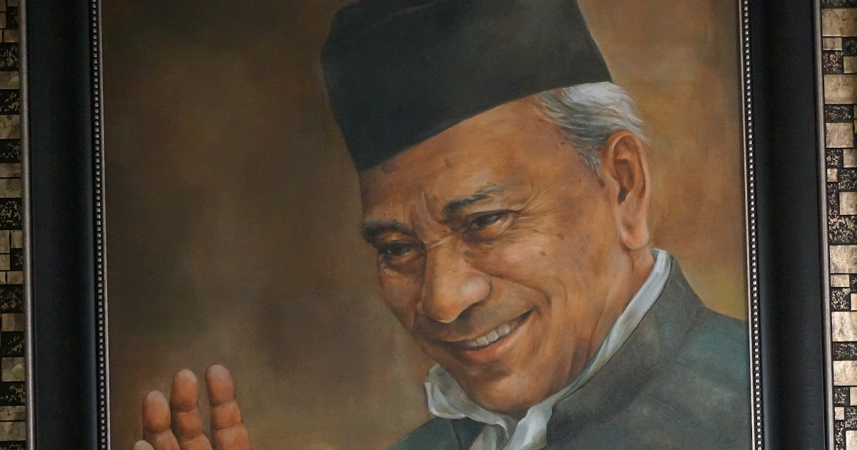 नेपाली काँग्रेस काठमाडौँ : Beautiful Painting of Bir Ganesh Man Singh