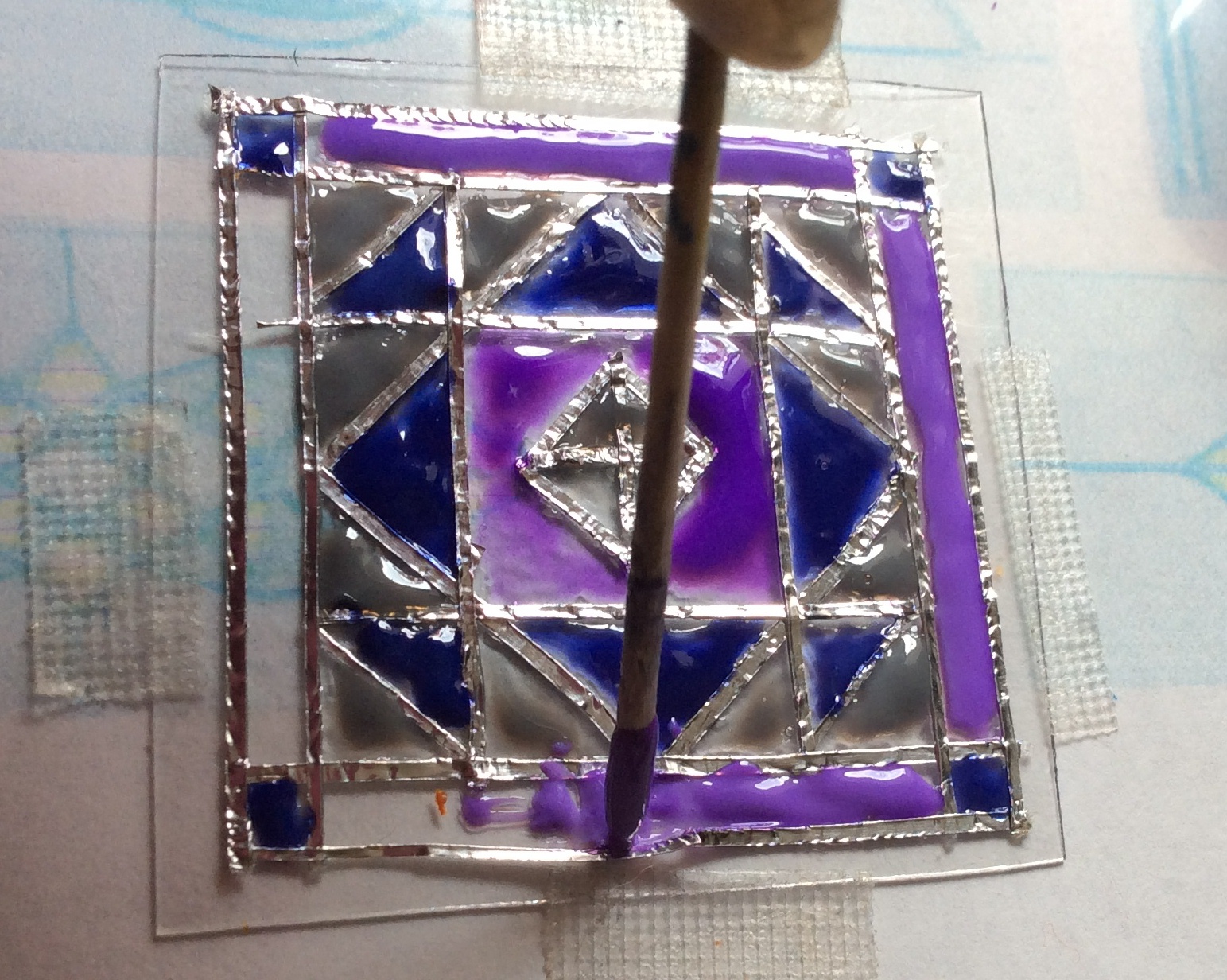 Dee's Minis: Miniature Stain Glass Tutorial