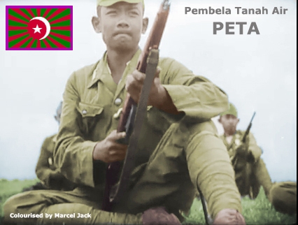 Foto-foto Jadul tempo dulu: Tentara Peta (Pembela Tanah Air)