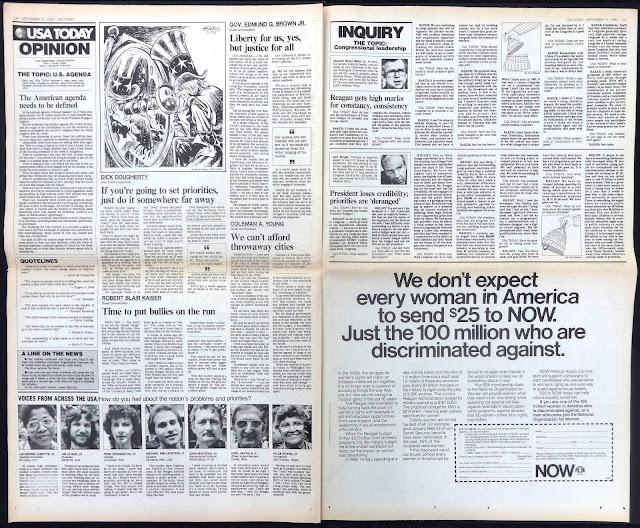 Past Print: USA TODAY / September 15, 1982 / First issue