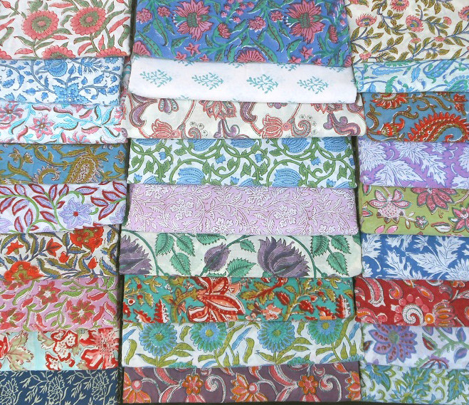 Hand Block Print Fabrics