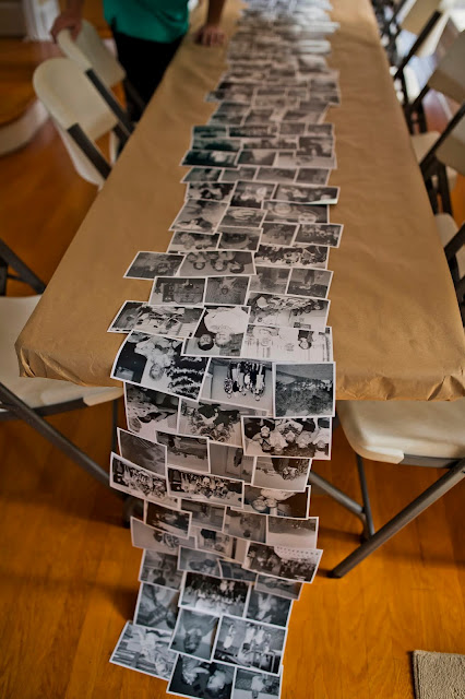 Lindsay Faye: 70 year memory table runner