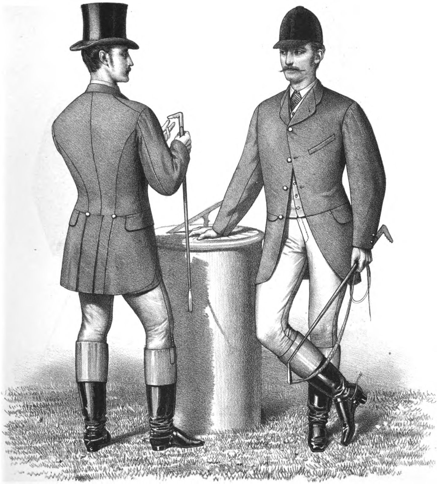 19th Century Historical Tidbits: 1872 Men's Fashions