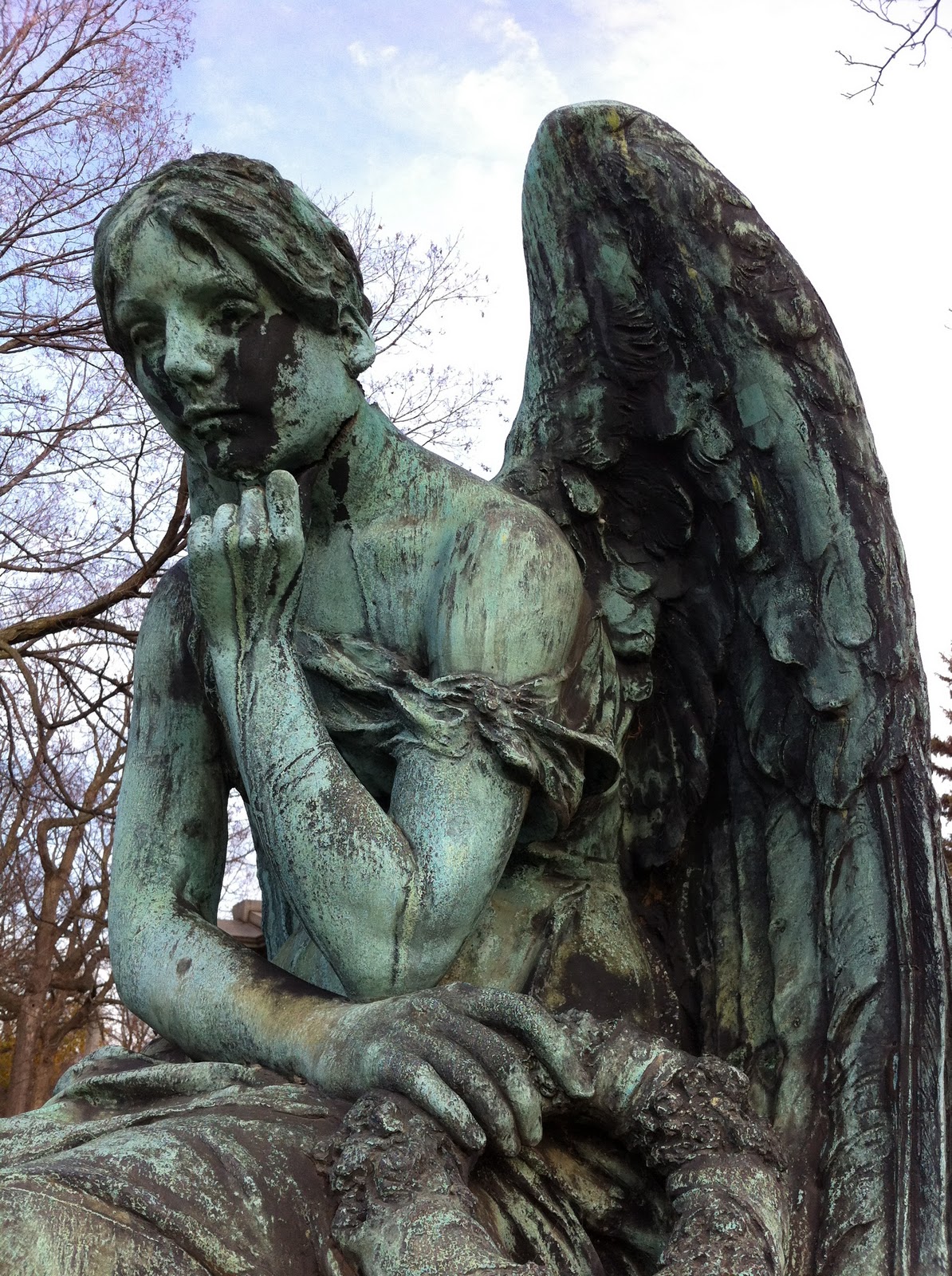 You Could Make That: ANGEL STATUES AT FOREST HOME CEMETERY
