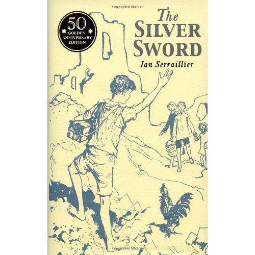 books and paper: The Silver Sword