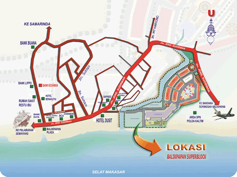 Persahabatan Blogger Balikpapan (PBB): Map of Balikpapan (Balikpapan ...