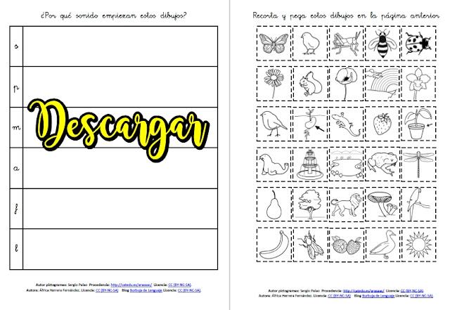 Burbuja de Lenguaje: Primavera Actividades