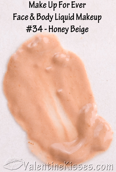 Valentine Kisses: Make Up For Ever Face & Body Liquid Makeup